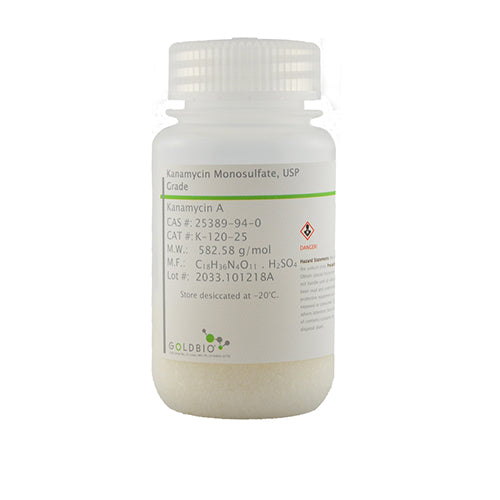 Kanamycin monosulphate USP Grade – Pure Science Ltd