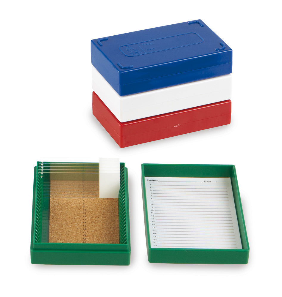 Microscope slide box with slip lid – Pure Science Ltd