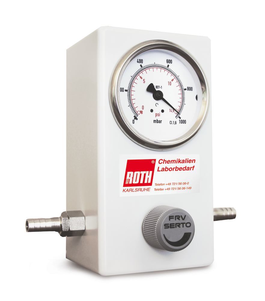 Vacuum meter VAR with manual regulator – Pure Science Ltd
